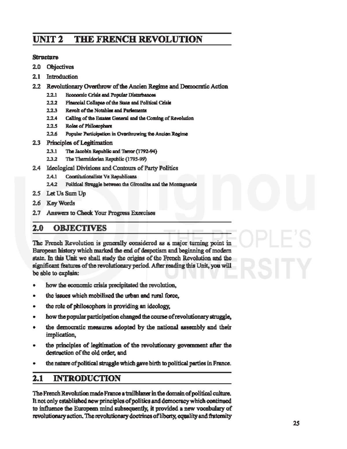 Unit 2: Key Concepts of the French Revolution - Studocu
