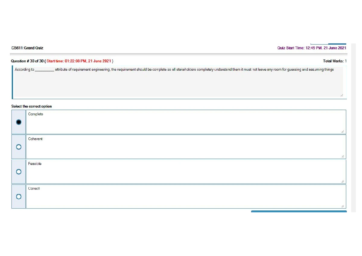 CS611 Midterm 2022 Paper in Software Quality Engineering - Studocu