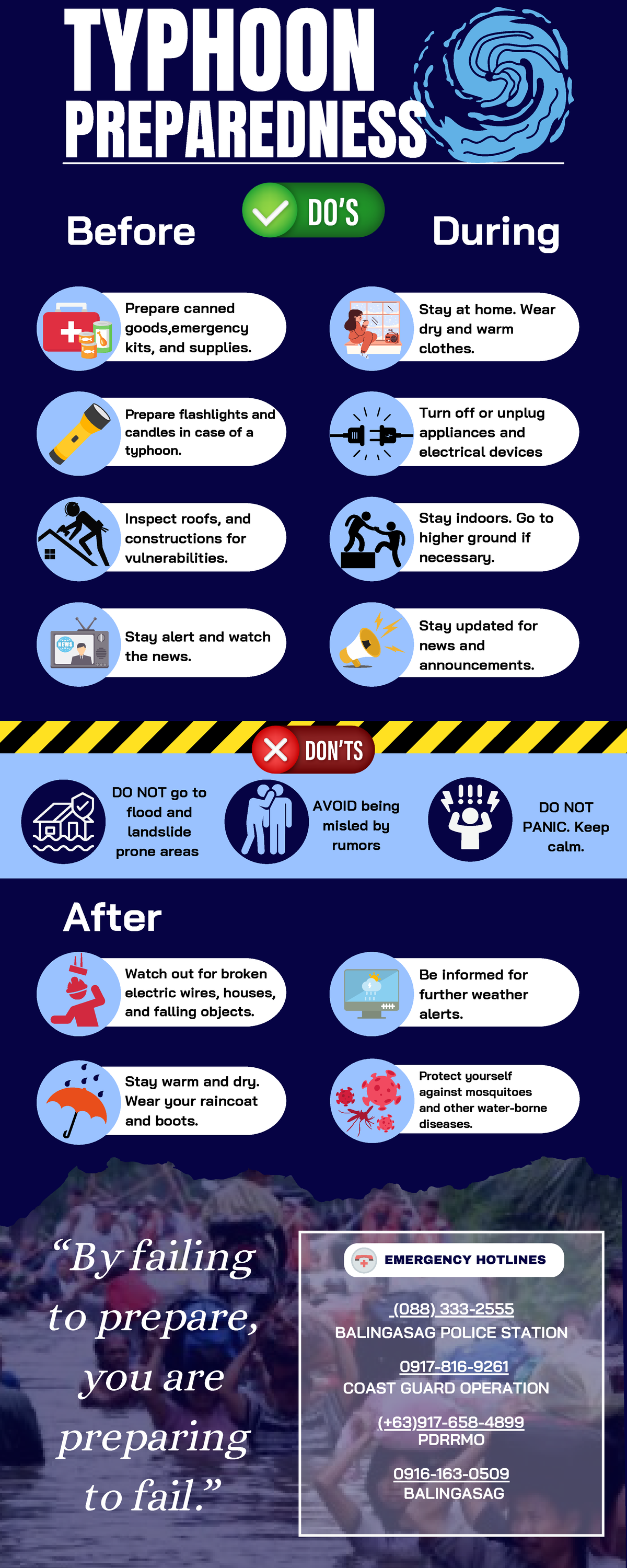Infographic COMM - Typhoon Preparedness & Response Guide - Studocu