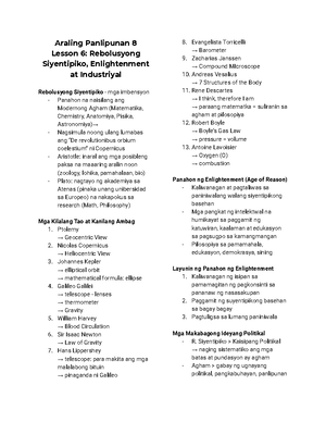 AP-Repormasyon-Lecture - Araling Panlipunan 8 Lesson 4: Repormasyon ...