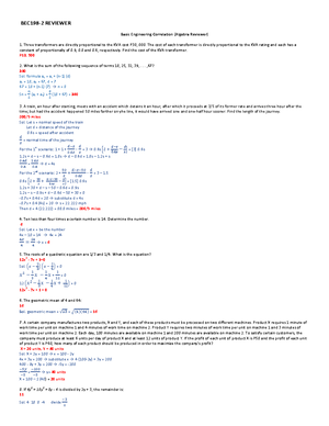 Civil Engineering Refresher Set (MSTE /HGE/Design) - BS Civil ...