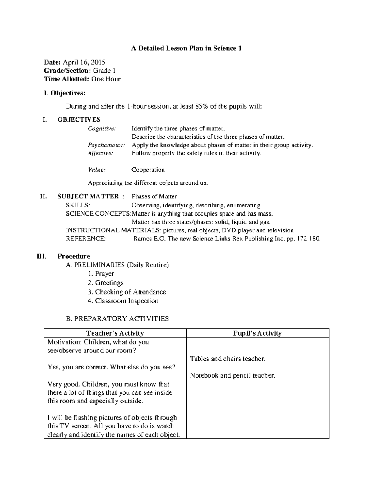 262245908-A-Detailed-Lesson-Plan-in-Science-1pdf - A Detailed Lesson ...