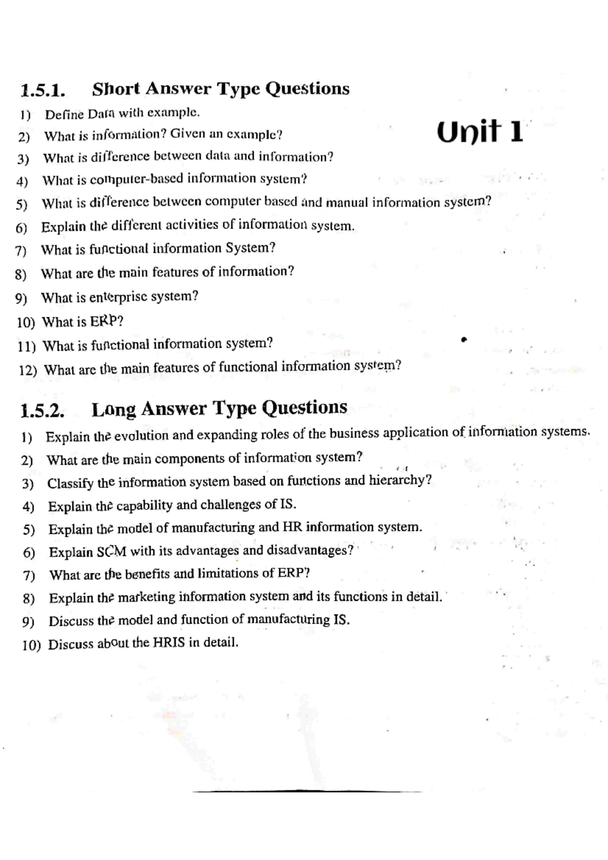 BA4101-Statistics for Management All units Question Bank - Masters of Business Administration ...