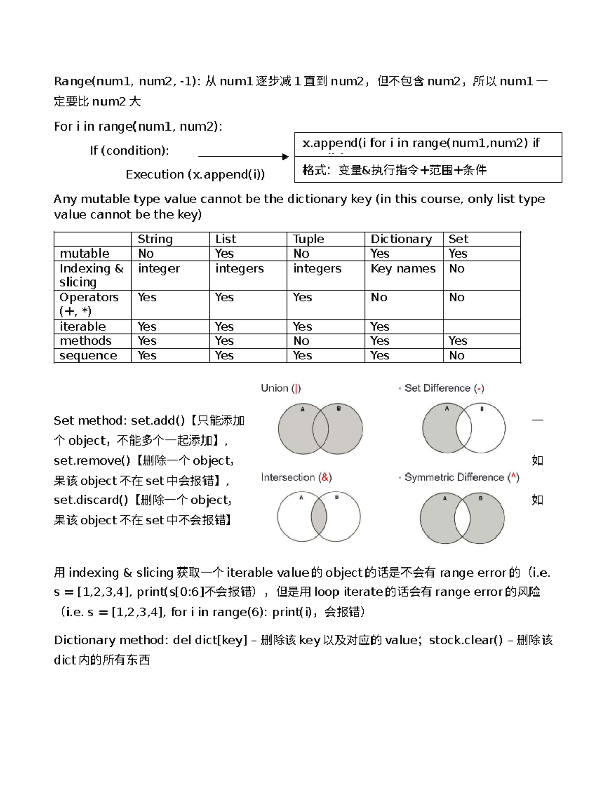 CS Cheatsheet: Midterm Study Guide on Ranges and Data Types - Studocu
