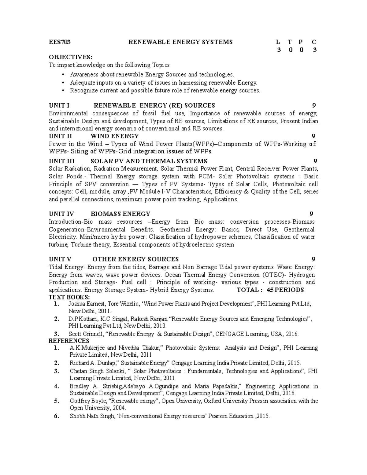 EE6009 Power Electronics for Renewable Energy Systems: Two Marks Q&A ...