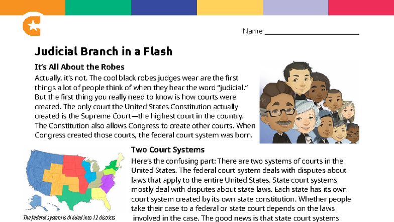 Judicial Branch in a Flash: Understanding U.S. Court Systems - Studocu