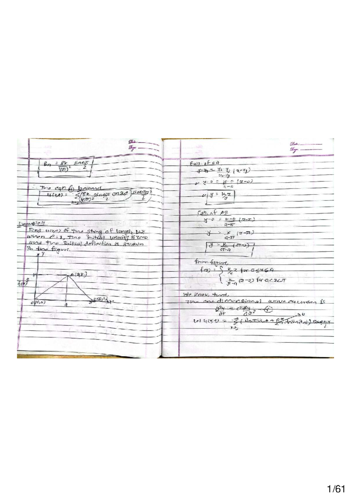 Engineering Mathematics IV Notes: Key Concepts and Solutions - Studocu