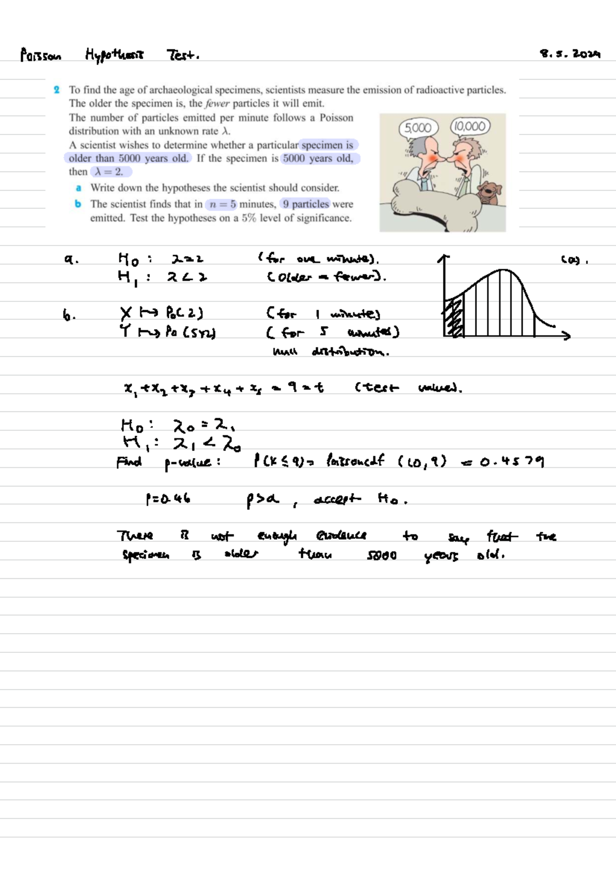 Poisson Hypothesis Testing: A Comprehensive Analysis (STAT 202) - Studocu