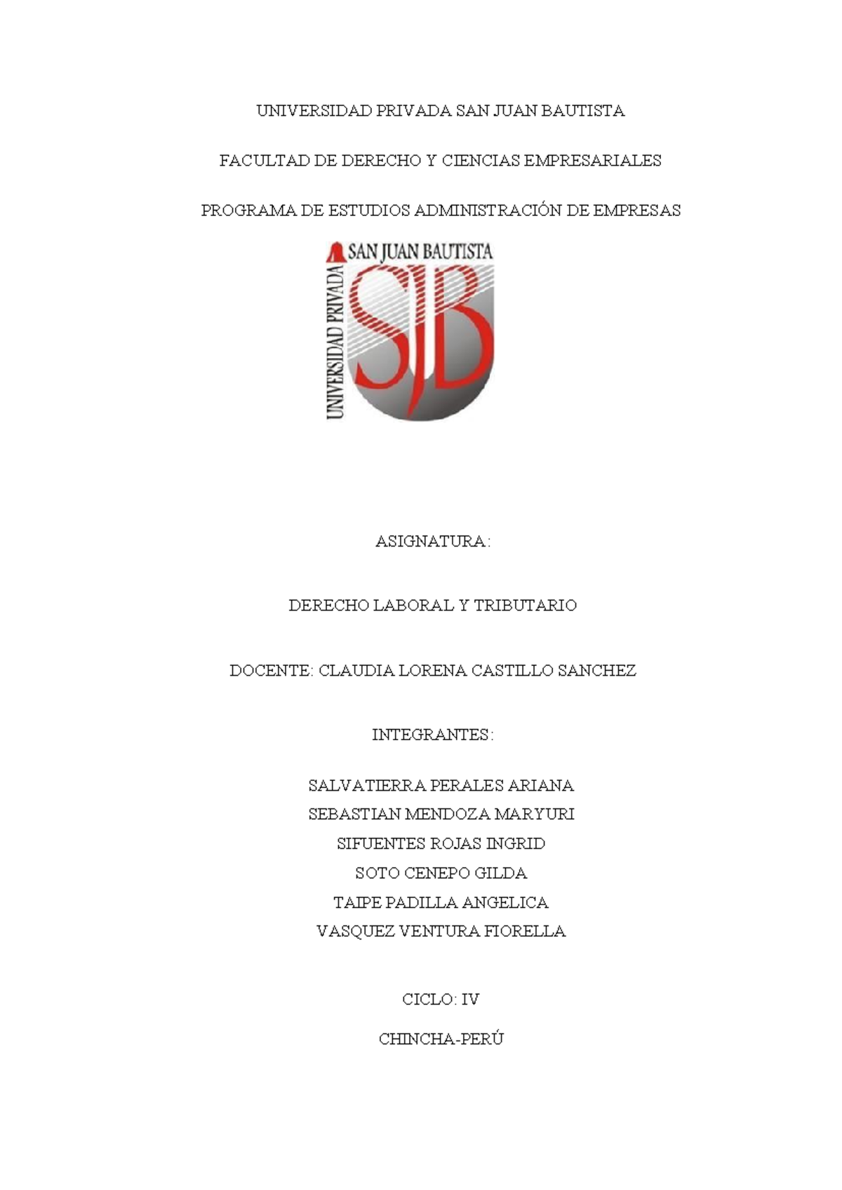 LRPD1 Derecho Laboral y Tributario: Extinción del Contrato y ...