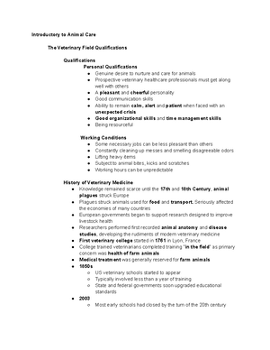 Veterinary Assistant Clinical Externship Guide - Penn Foster Program ...