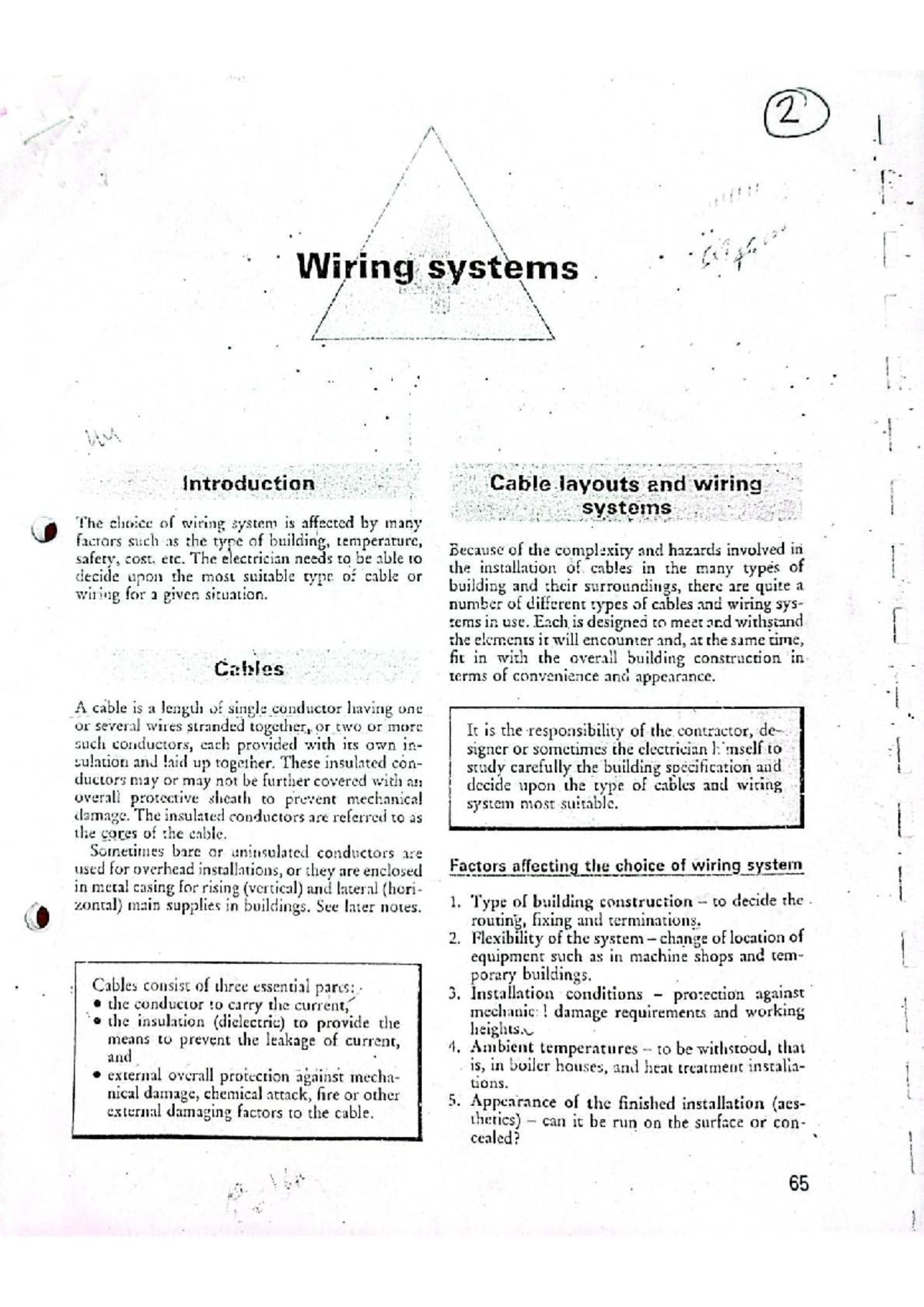 Wiring Systems Overview - Electrical Installation Guide (Course Code ...