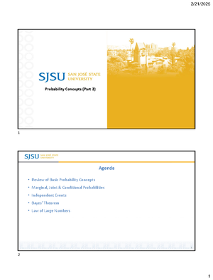 Probability Concepts and Applications - Course Code [PSTAT 101] - Comprehensive Guide to ...