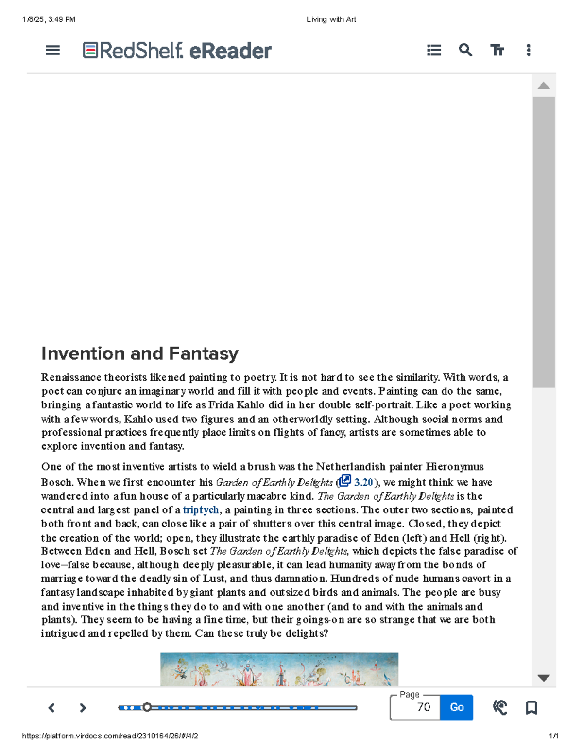 Living with Art: Invention & Fantasy in Paintings (A1-ART-250) - Studocu