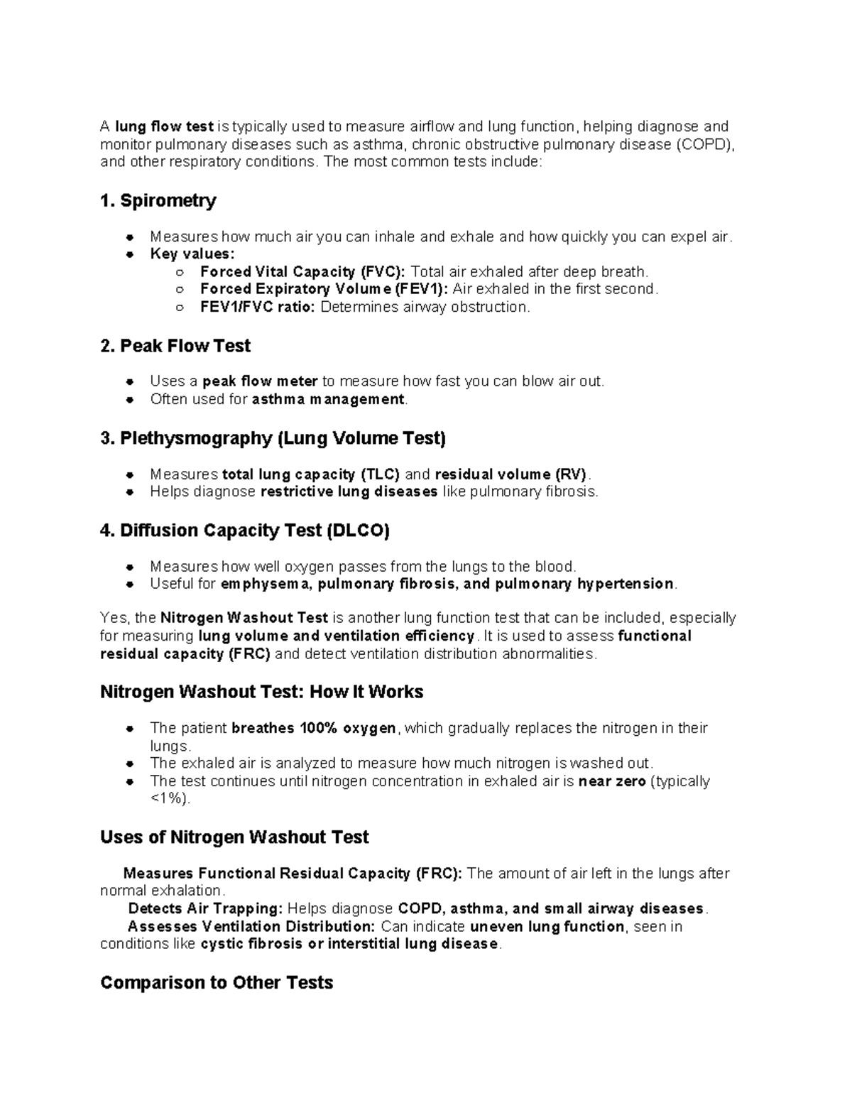 Lung flow test - Laboratory lung test for asthma and COPD - A lung flow ...