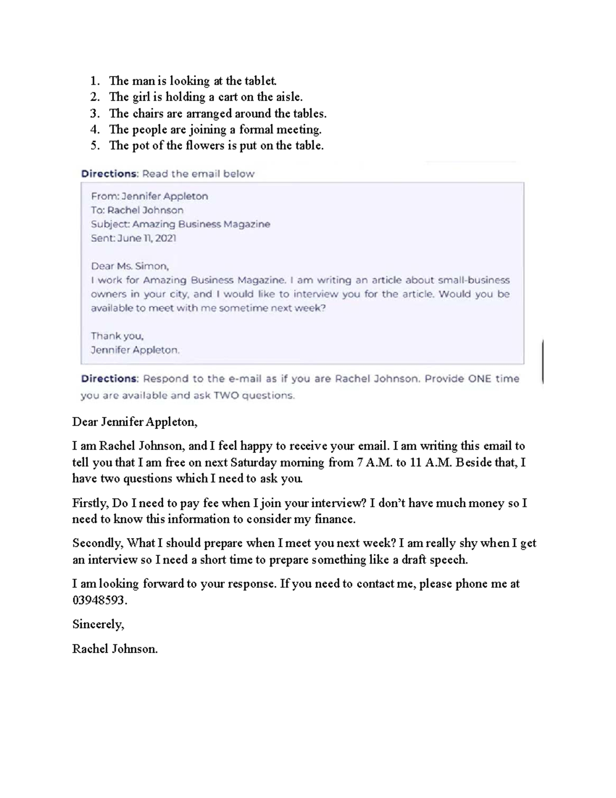 Writing Skills for Professional Emails: Tips and Examples - Studocu