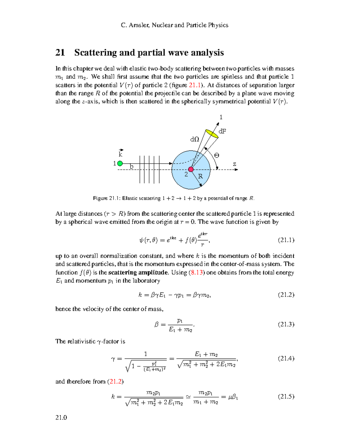 Nuclear and Particle Physics - Chapter 21: Scattering Analysis - Studocu