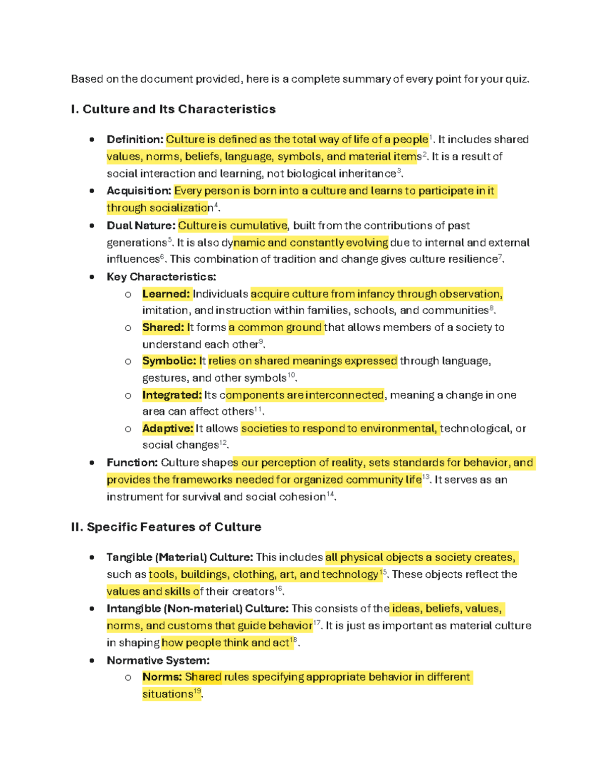 Week 2 Summary: Key Concepts in Pakistani Culture (Pakistan Studies ...