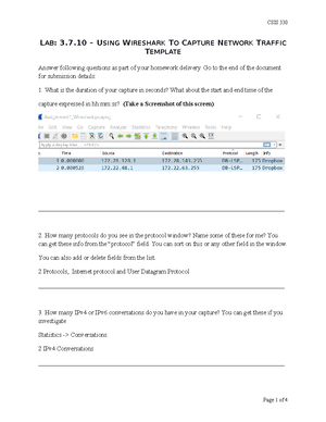 Lab Packet Tracer 16.5.1 – Secure Network Devices Assignment Instructions - CSIS 330 LAB: PACKET ...