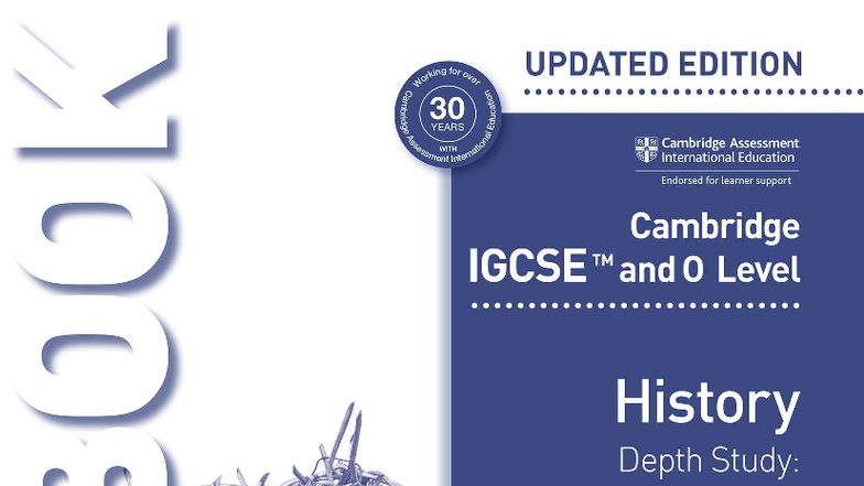 Cambridge IGCSE & O Level History Workbook 2A: Depth Study on Russia ...