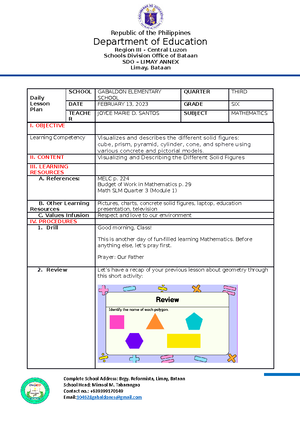 Learning Task 1 - LE-1 - Learning Task 1 Realizing What Teaching Internship is All About Juann ...