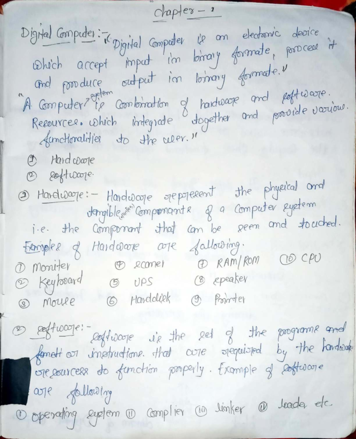 Pps Unit 1 Chapter 1 Introduction To Digital Computers And Software