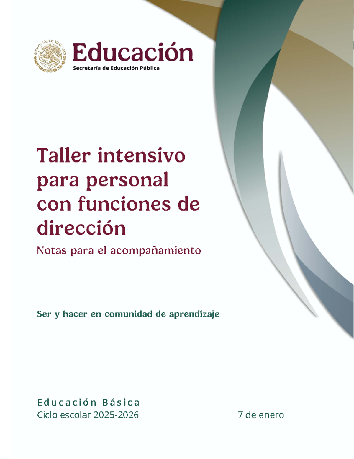 Taller Intensivo para Personal Directivo: Reflexiones y Acompañamiento ...