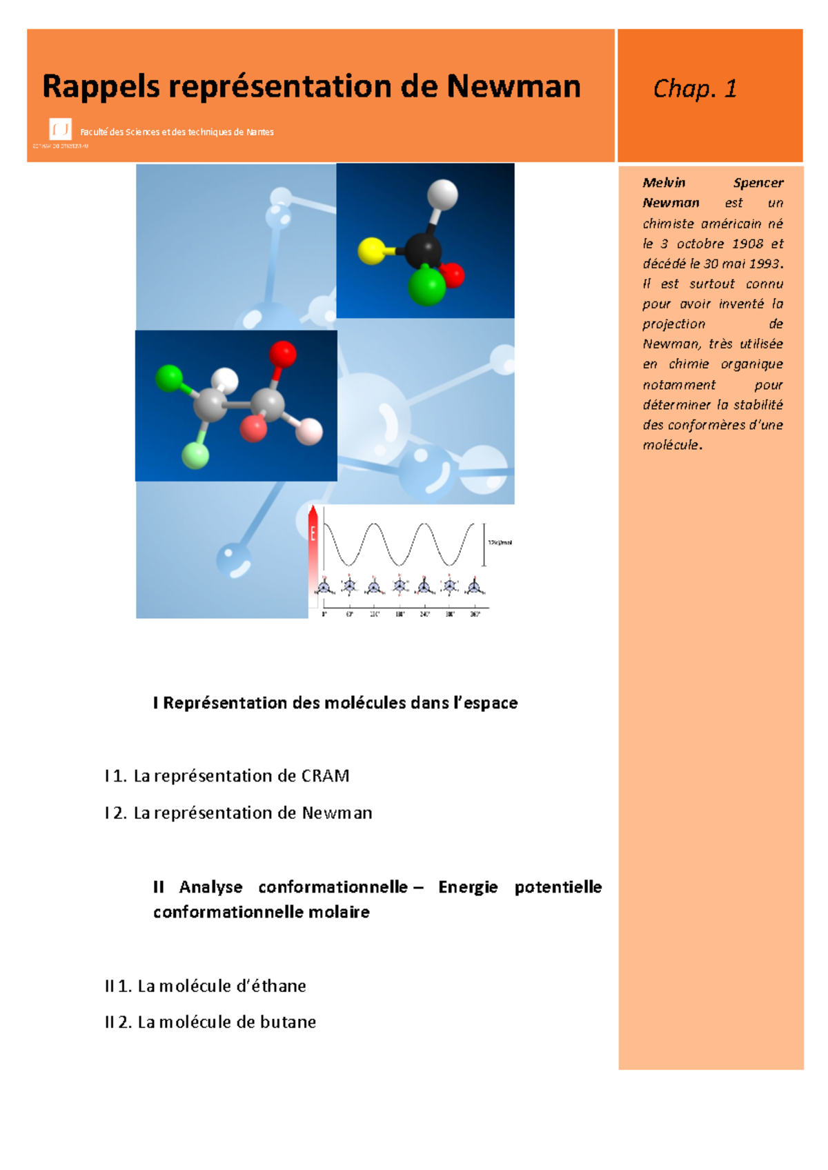 Rappels de la représentation en projection de Newman - Warning: TT: undefined function: 32 ...