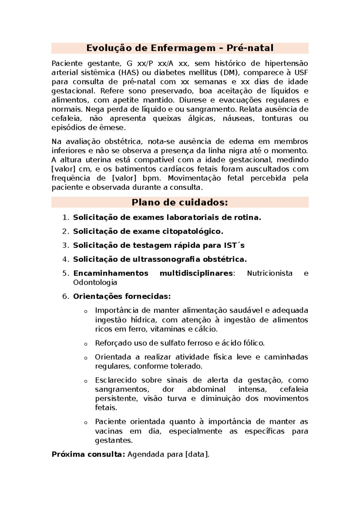 Evolução de Atendimentos na USF: Pré-natal, Puerpério e Puericultura ...