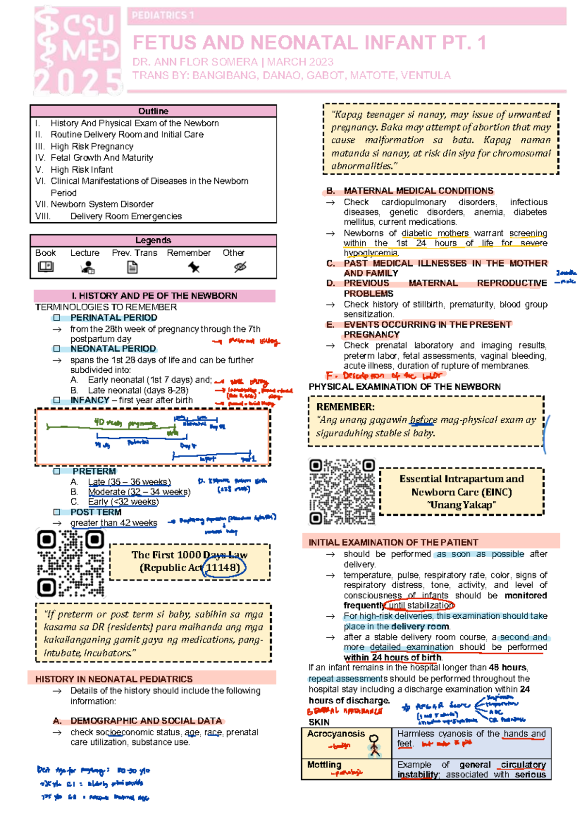 FETUS AND NEONATAL INFANT PT. 1: Comprehensive Overview by Dr. Ann Flor ...