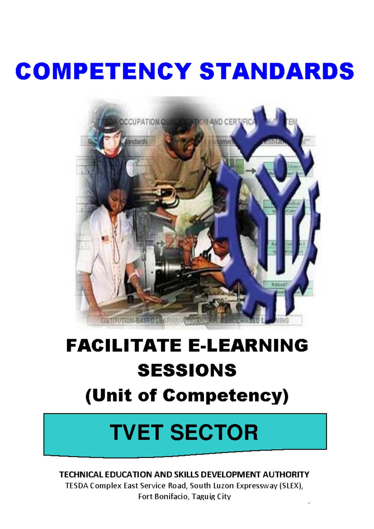 CS for Facilitate E-Learning Sessions: Unit of Competency Guide - Studocu