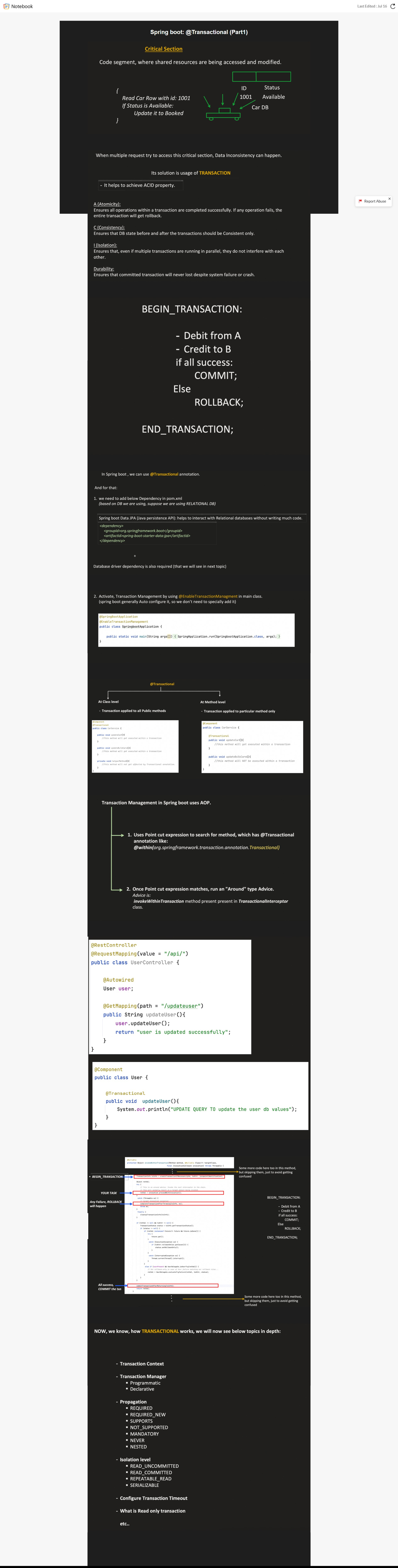 Spring Boot: (Part 1) Understanding Transaction Management - Studocu