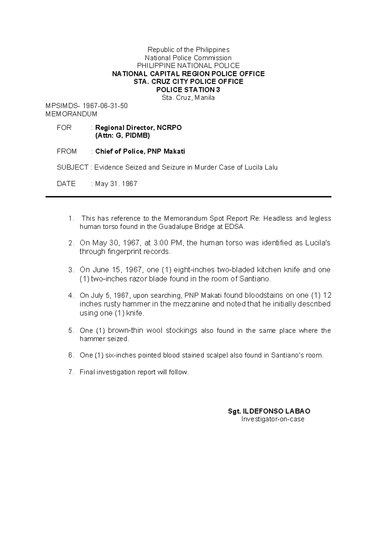 Evidence-seized 9 - .... - Republic of the Philippines National Police ...