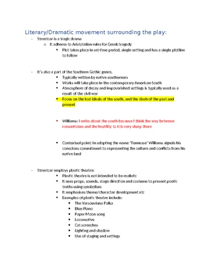 (ENG) Essay Analysis of Blanche's Character in A Streetcar Named Desire ...