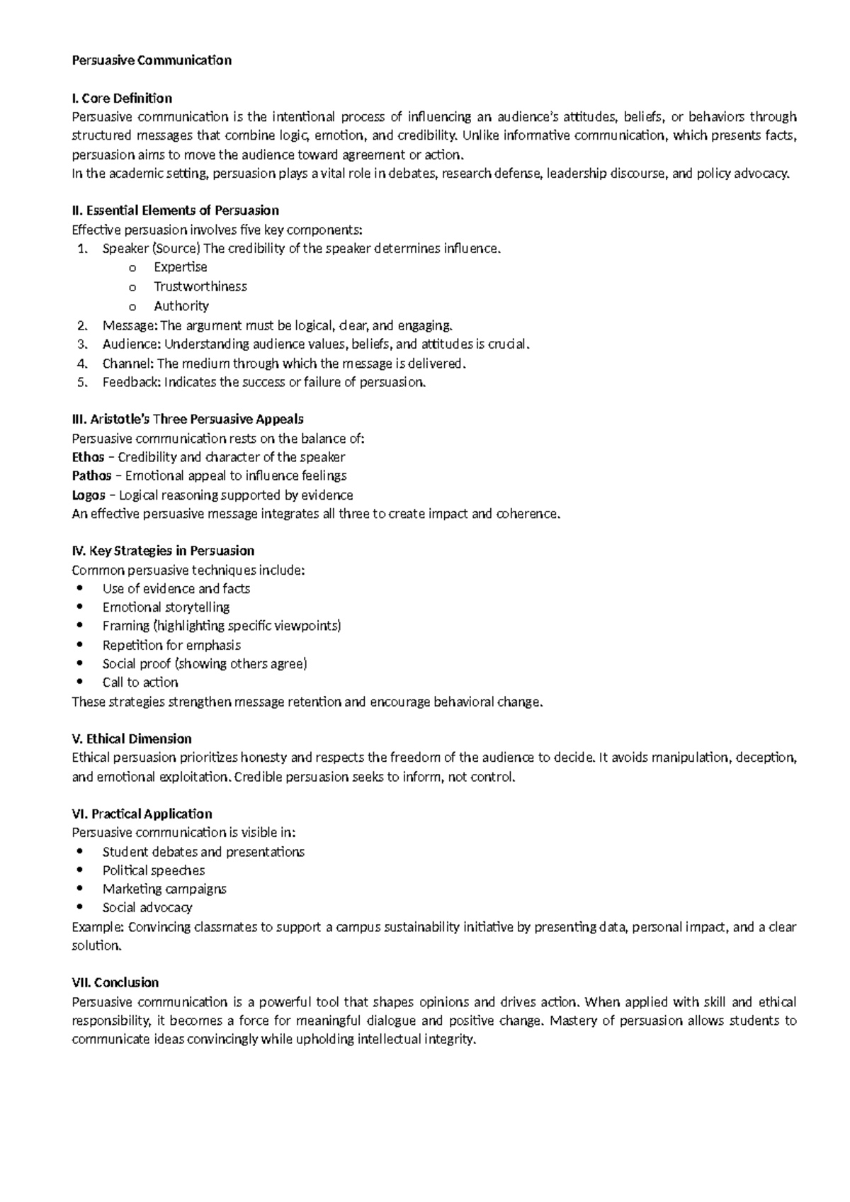 Finals Reviewer: Key Lessons in Purposive Communication - Studocu