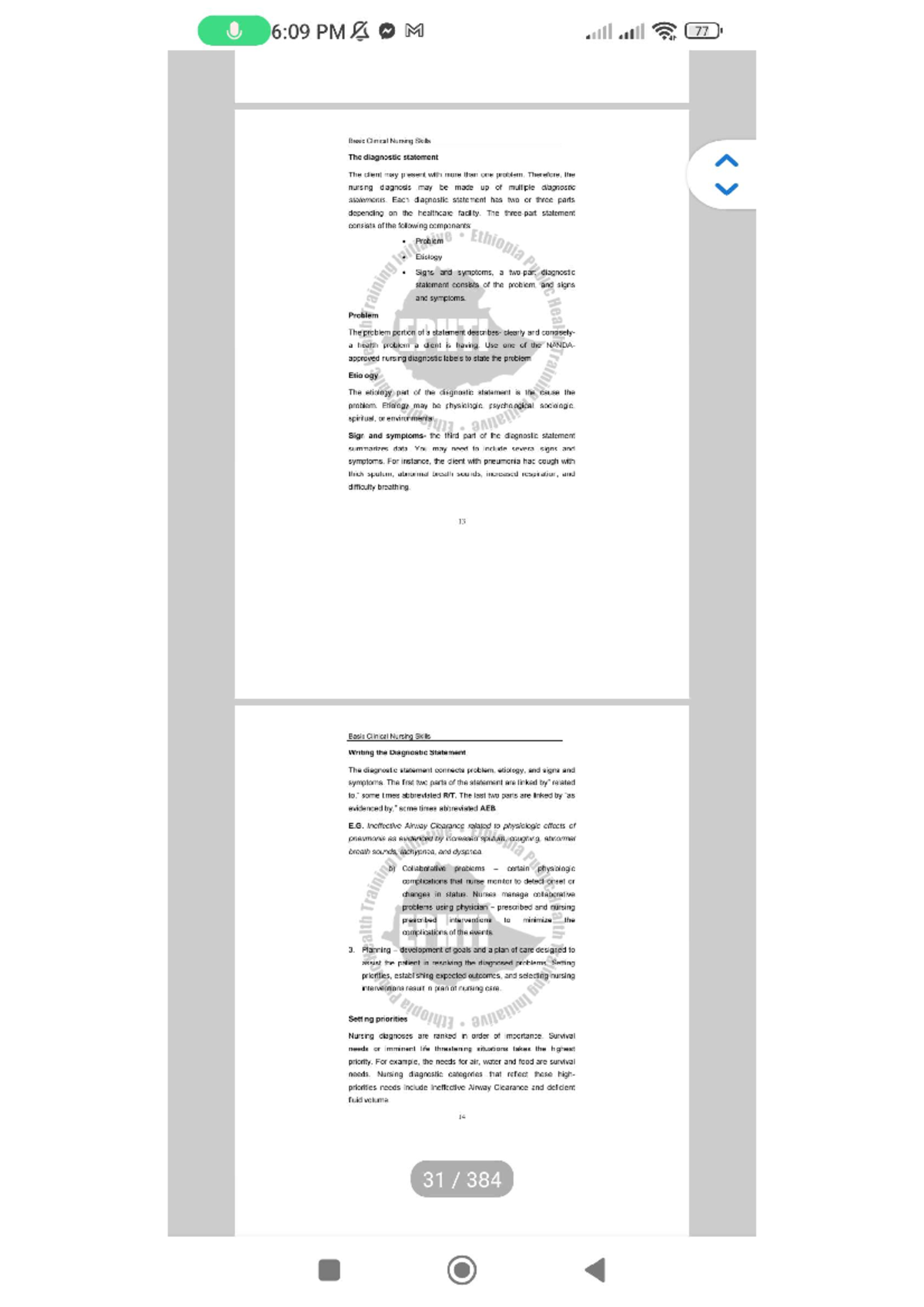 Module 1 Nursing Part3 Medical Technology Studocu