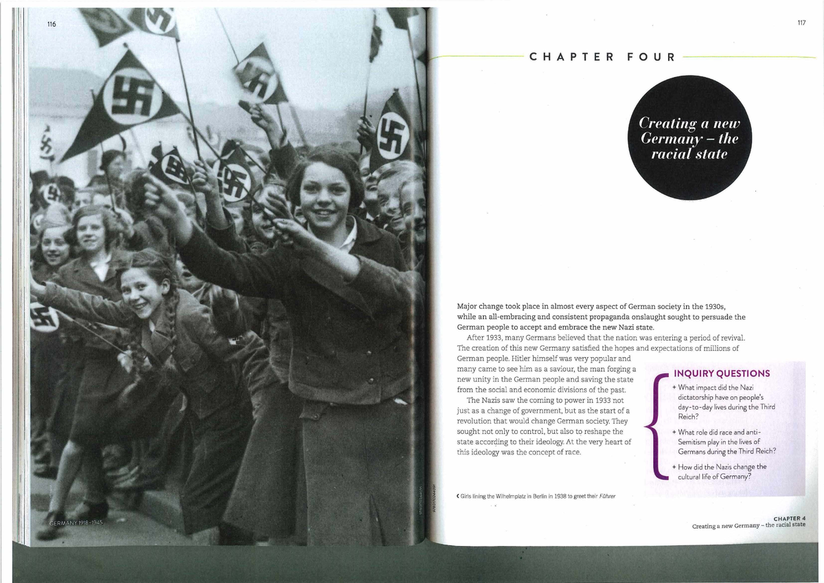 117 CHAPTER 4 The Racial State: Transforming Germany Under Nazi Rule ...