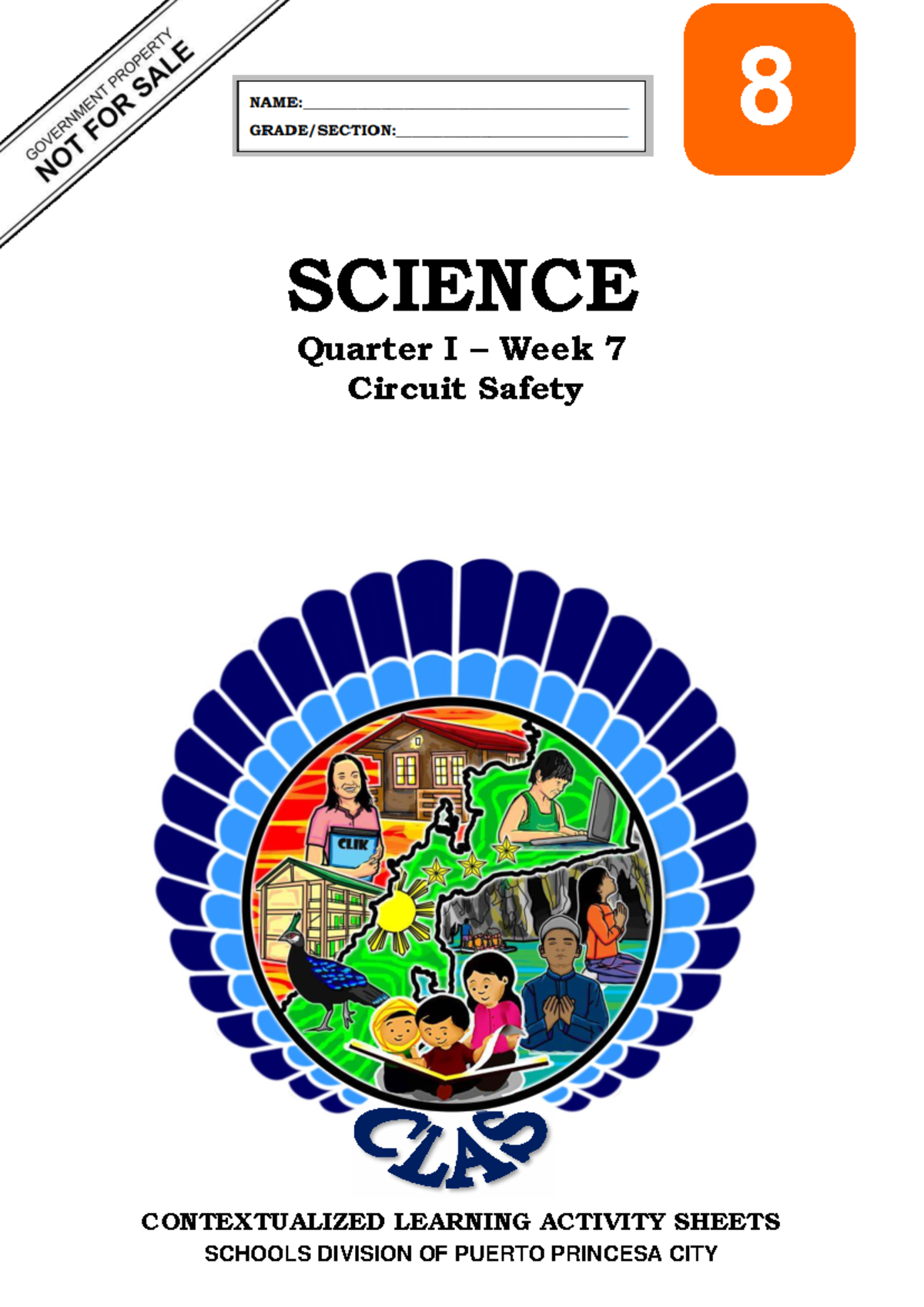 Science 8 Q1 Week 7 CLAS: Circuit Safety Activity Sheets - Studocu