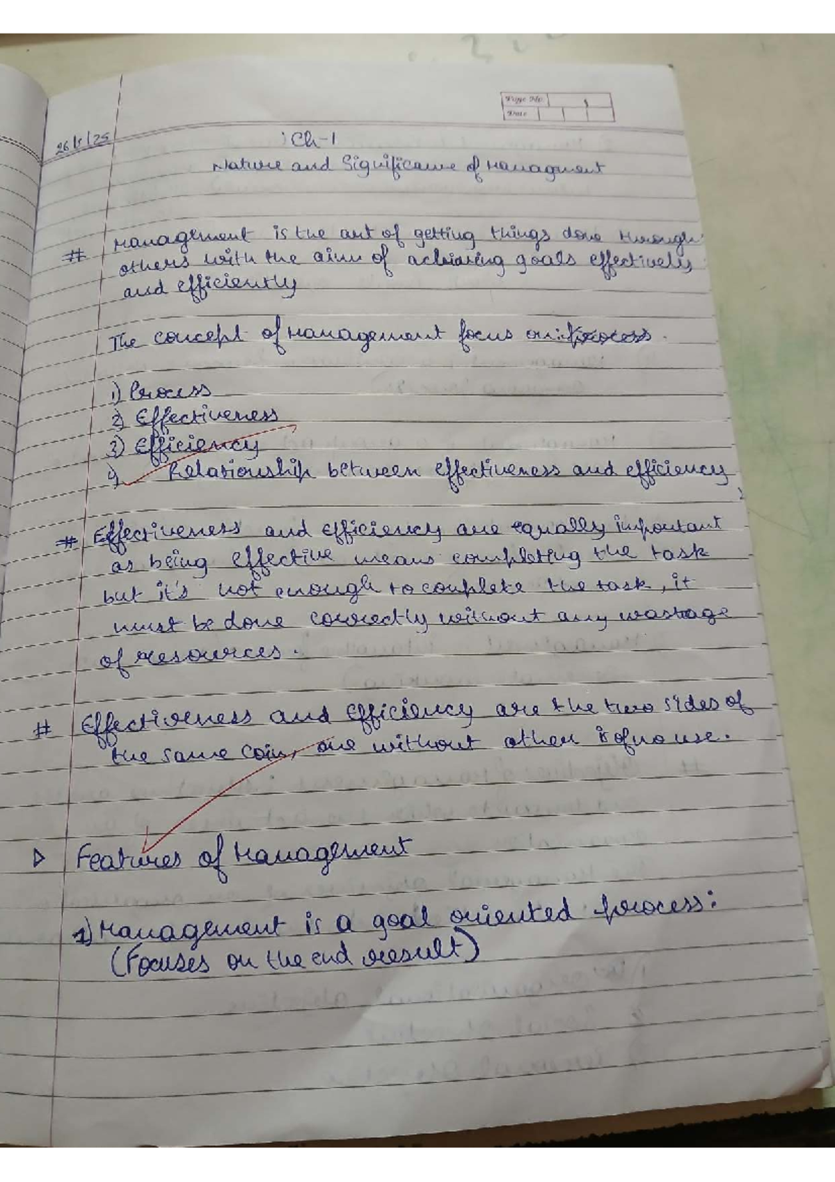 BST CH1 Complete Notes - Nature and Significance of Management - Studocu