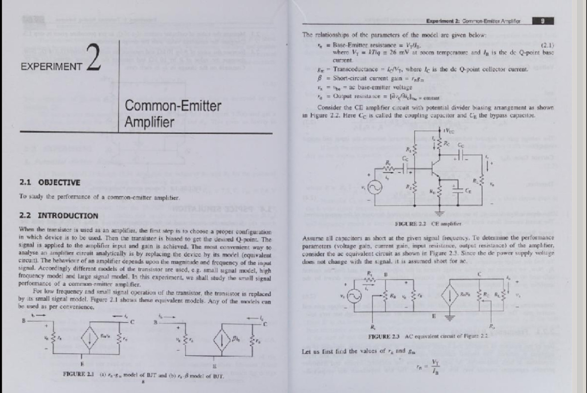 Lab Manual - An E - Analog Electronincs - Studocu