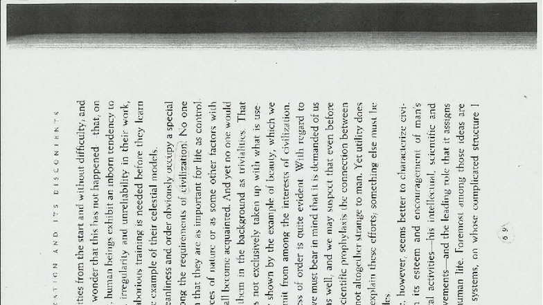 IST 205 Freud's Civilization and Its Discontents: Eros and Ananke ...
