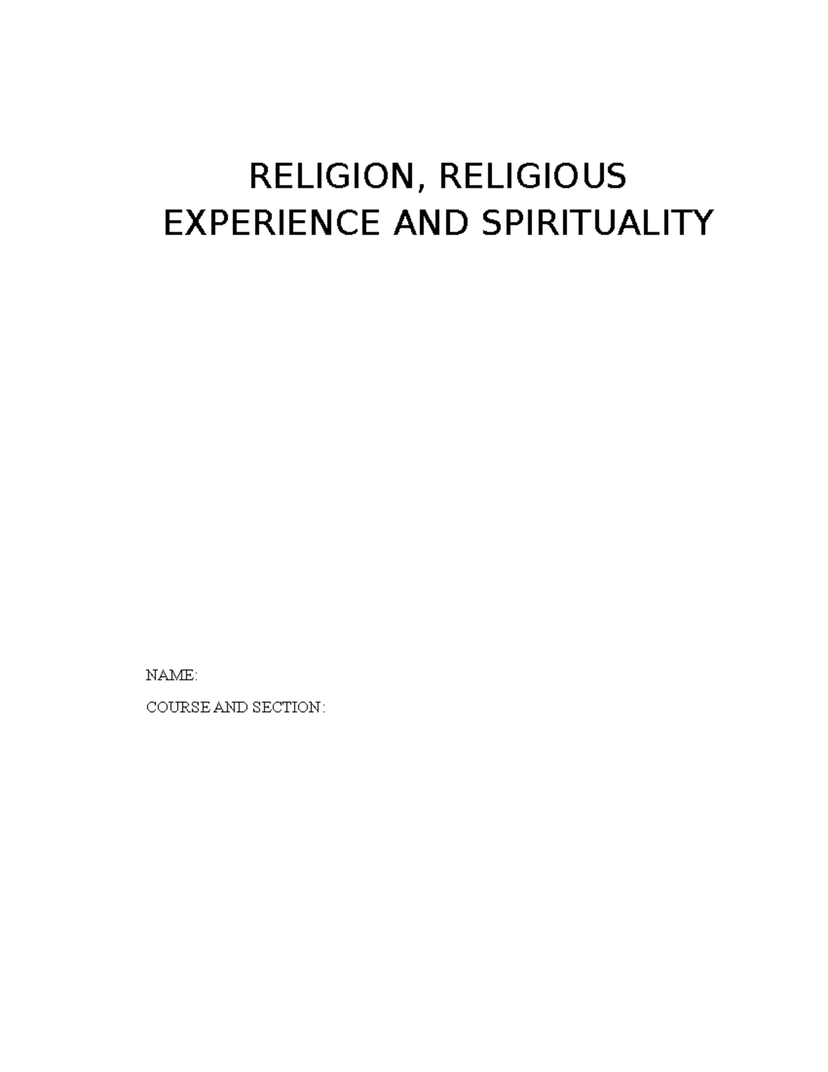 REL 101: Lesson 3 - Positive & Negative Effects of Religion - Studocu