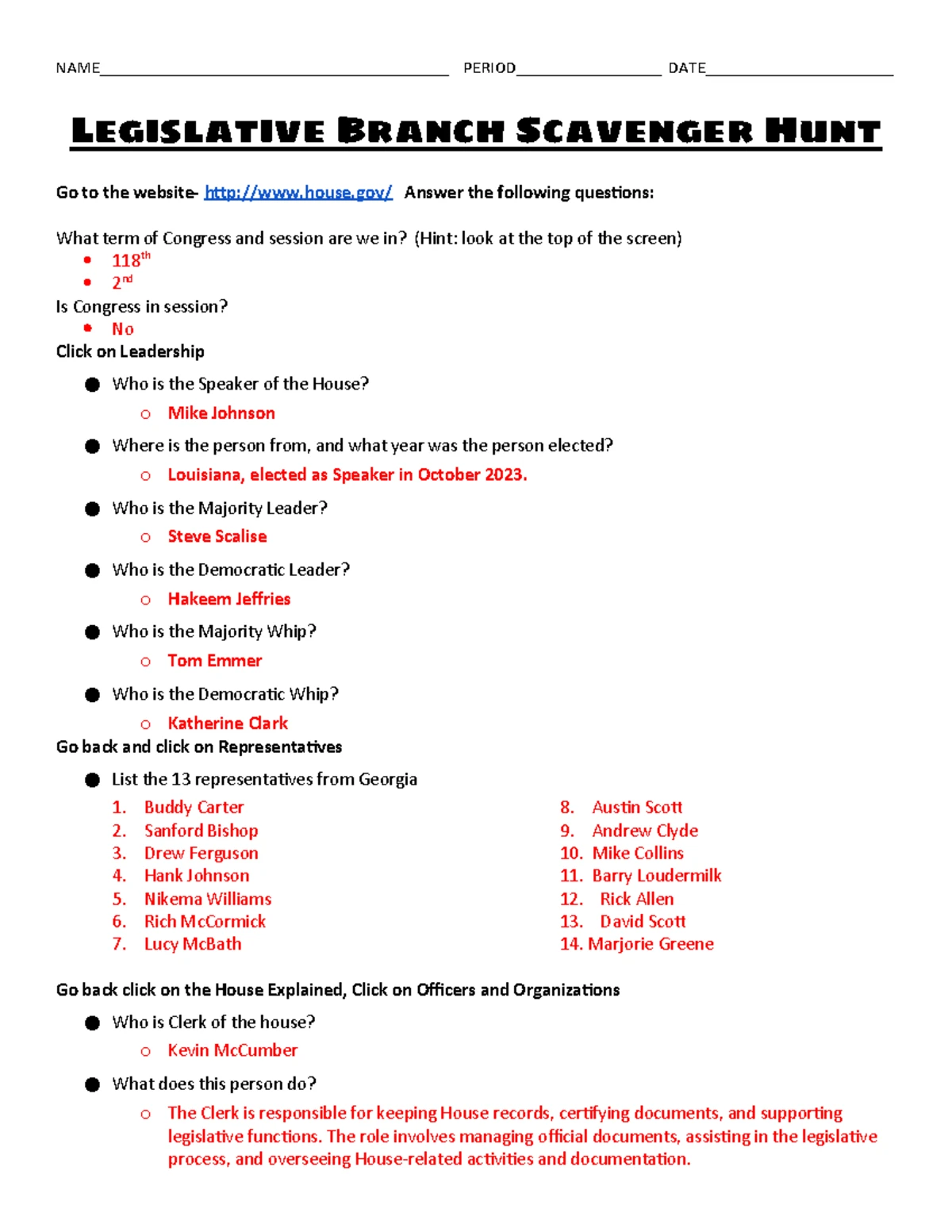 Bill of Rights Scenarios - Bill of Rights Scenarios Directions: Read ...