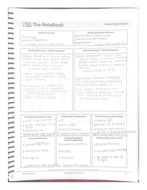 Cancer - nursethink notebook page - 8 Nurse Think The NoteBook (Lewis ...