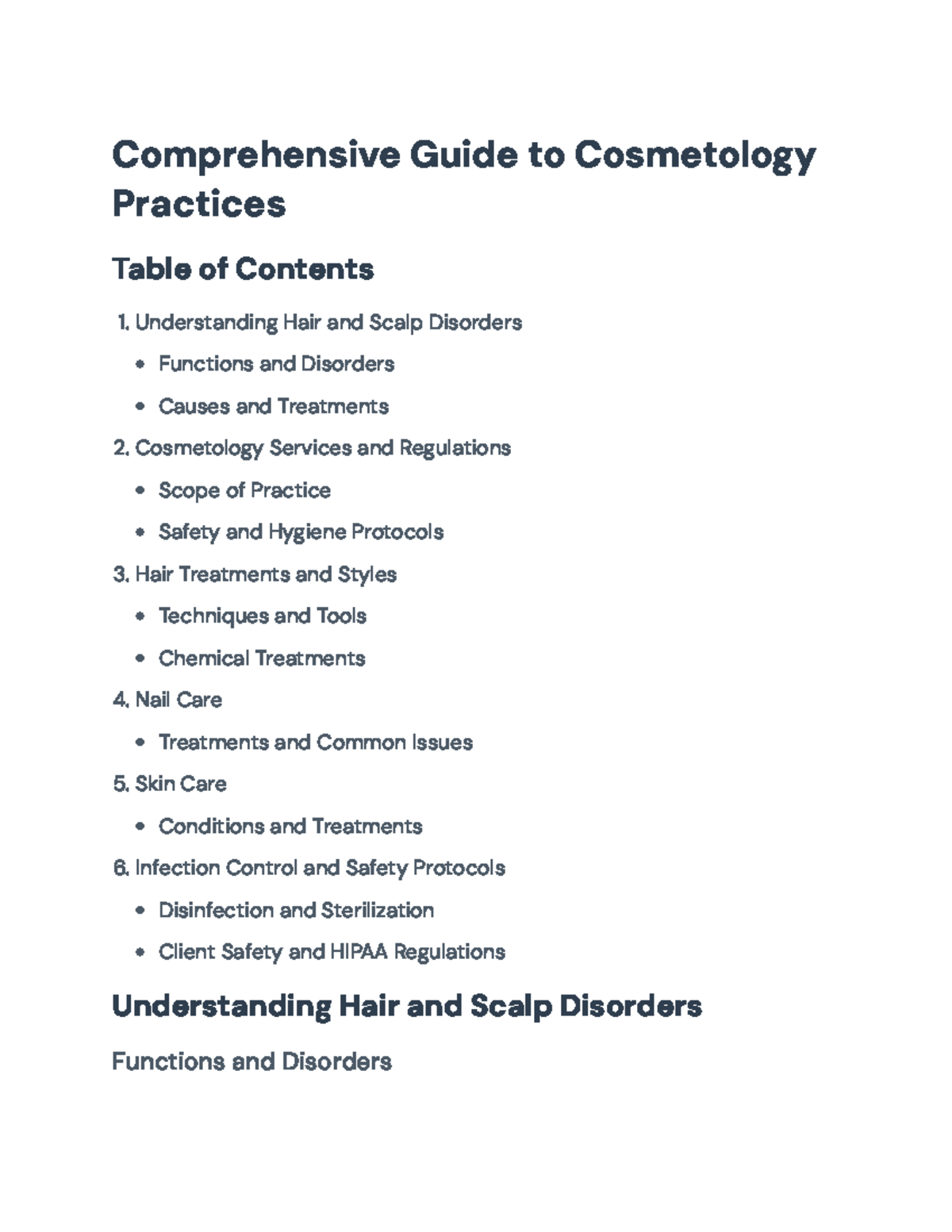 Comprehensive Guide to Cosmetology: Hair, Nail, and Skin Care ...