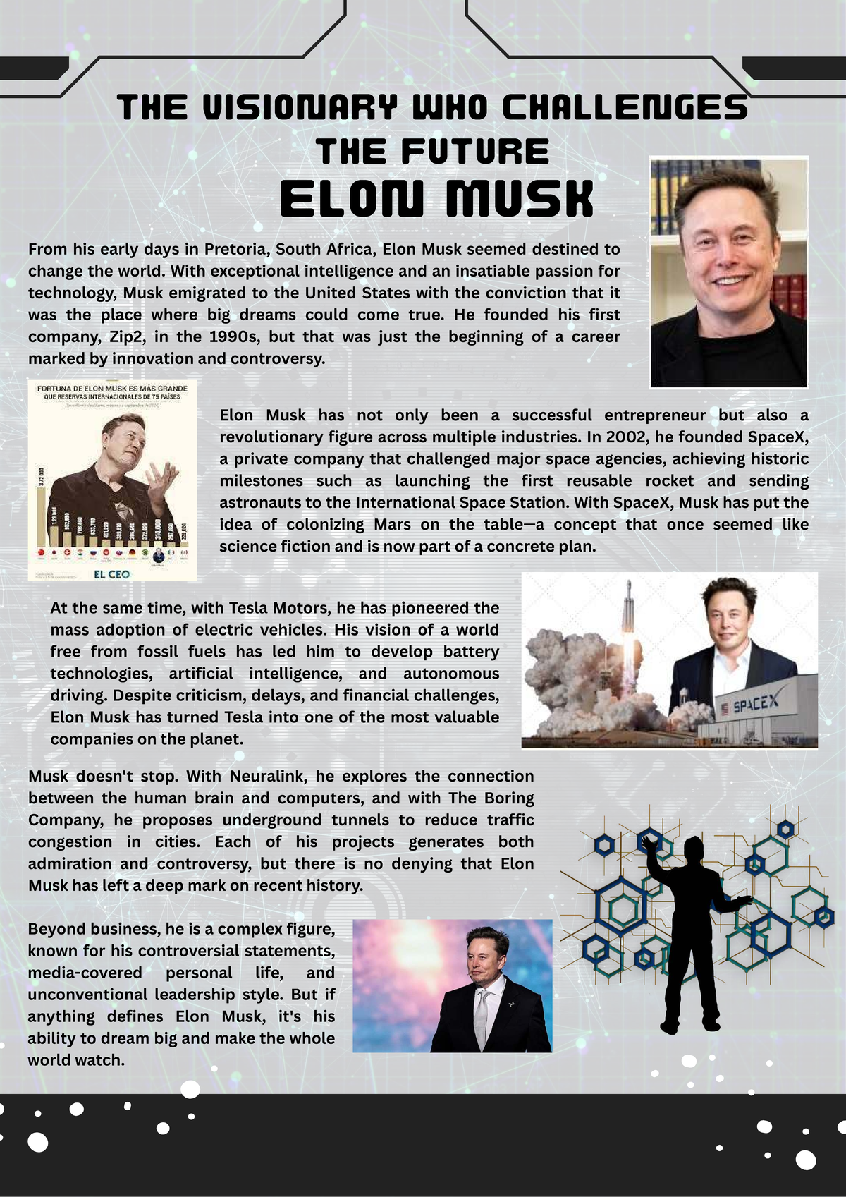 Elon Musk: Visionary Innovator and Future Challenger - Studocu