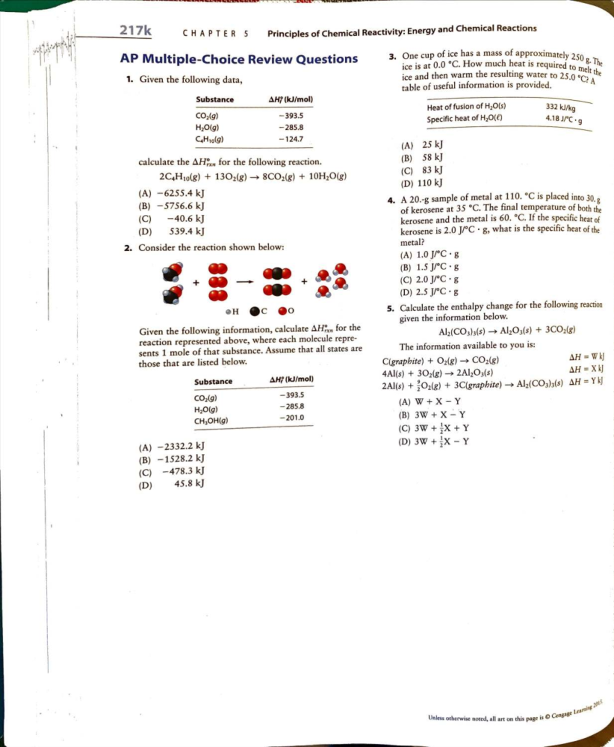 217k CHAPTER 5 & 18 AP MC Questions Homework 9 & 10 Review - Studocu