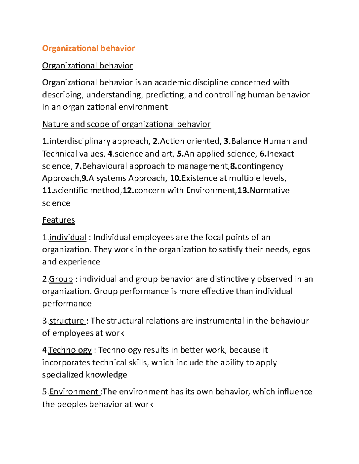 Organizational Behavior: Understanding Human Dynamics in Workplaces ...