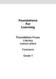 [Solved] grade 1 lesson plan term 2 - BEd Foundation Phase (F-PFS 121 ...