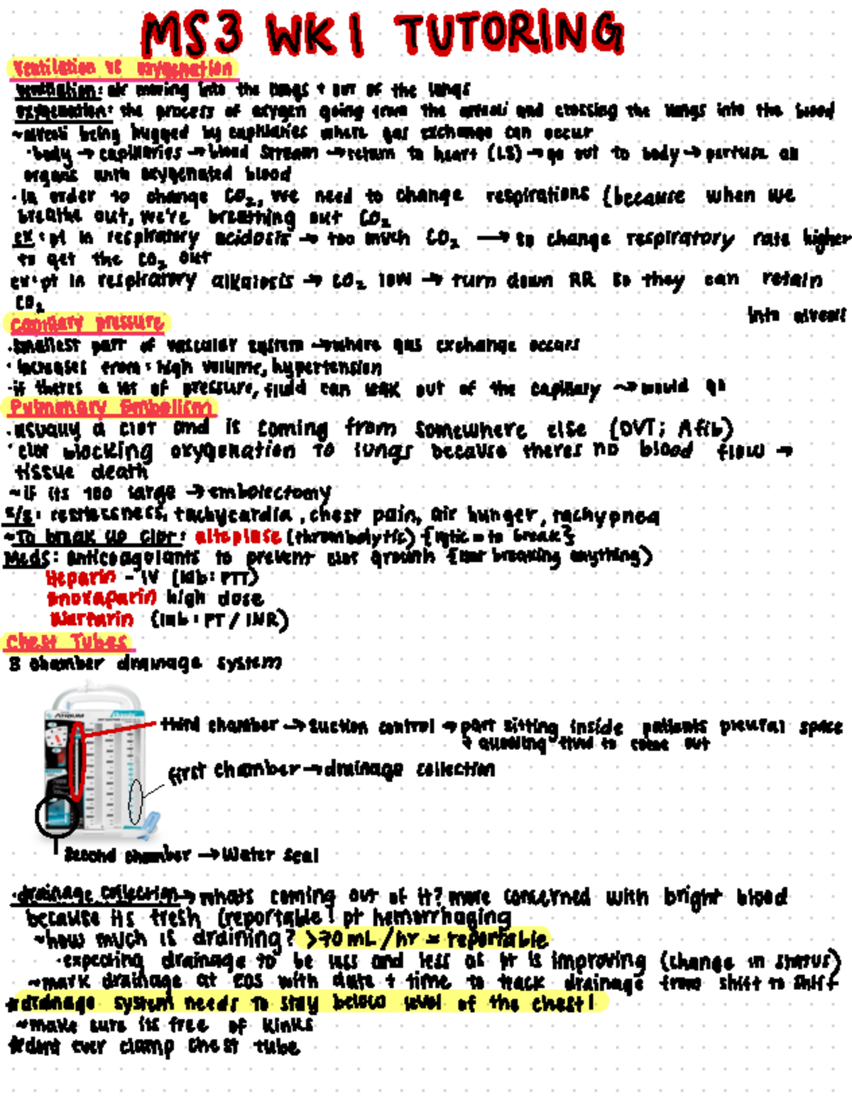 Tutoring Wk 1 - Intro to Critical Care Nursing: Respiratory Focus - Studocu