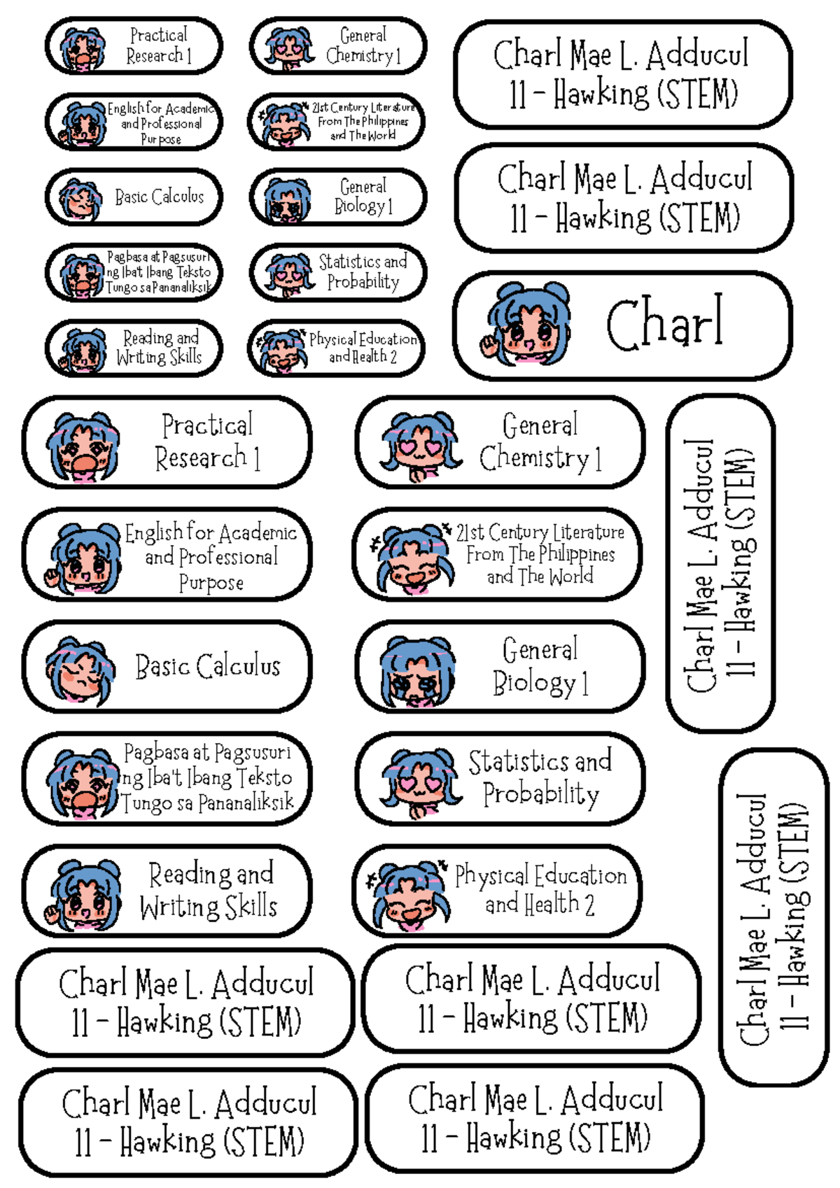 Copy of 2ND SEM Labels - Practical Research 1 Basic Calculus English ...